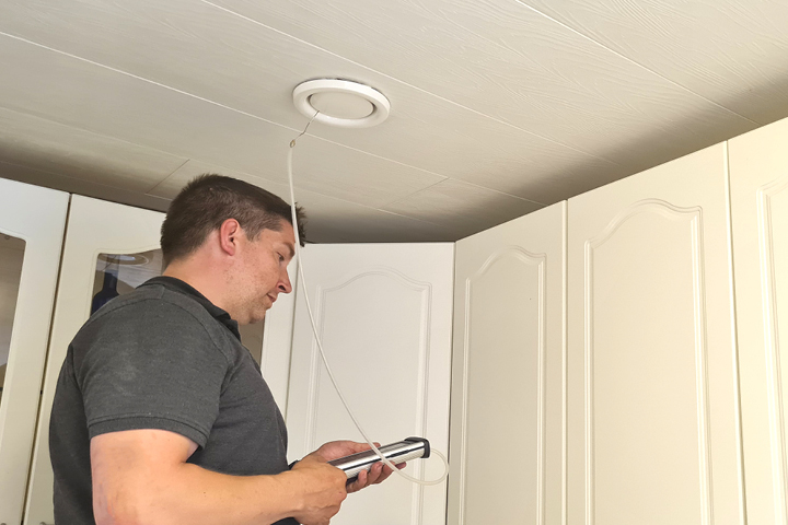 Measuring and adjusting the ventilation system - Vallox